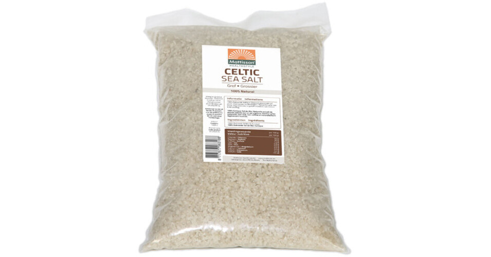 Mattisson HealthStyle Celtic Sea Salt Grof 1000GR