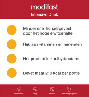 Modifast Intensive Drink Chocolade bij De Online Drogist.