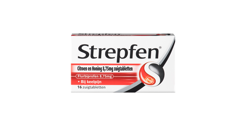 Strepfen Citroen & Honing 8.75mg Zuigtabletten (16 stuks) | De Online ...