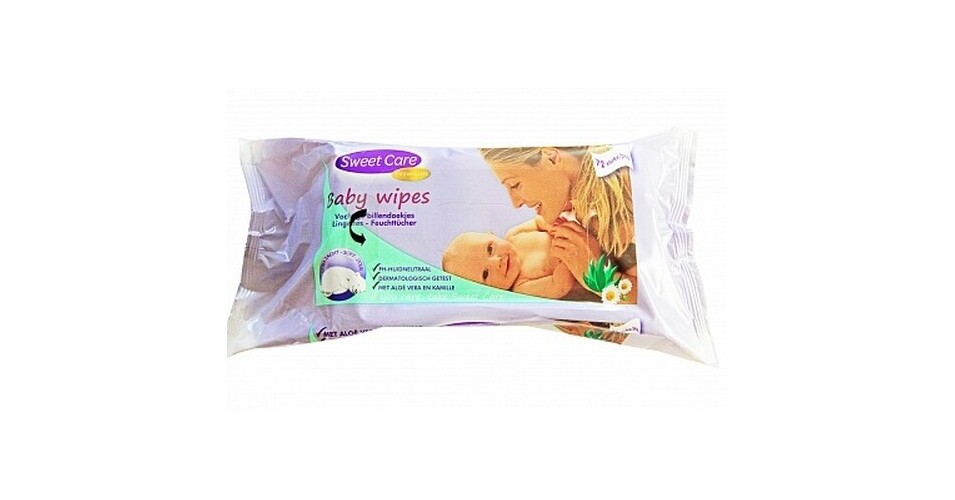Sweet Care Baby Doekjes 72st kopen bij De Online Drogist