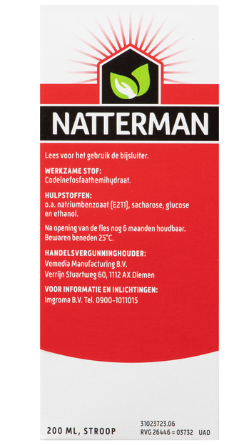 Natterman Bronchicum Extra Sterk (200ML) | De Online Drogist