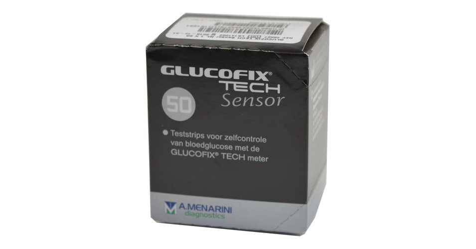 Glucofix Tech Sensor Teststrips (50 strips) kopen bij De Online Drogist