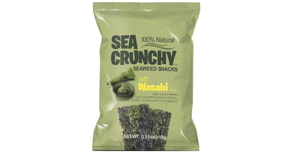Sea Crunchy Zeewiersnacks Wasabi bij De Online Drogist.
