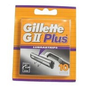 Gillette GII Plus Scheermesjes 10 stuks | Voor glad scheren