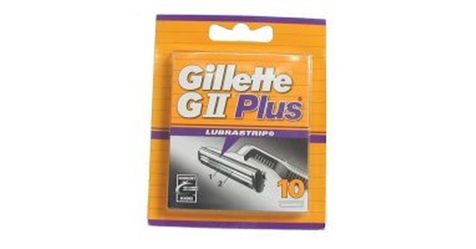 Gillette GII Plus Scheermesjes 10 stuks | Voor glad scheren