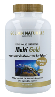 Golden Naturals Multi Gold Tabletten (90st) | DeOnlineDrogist
