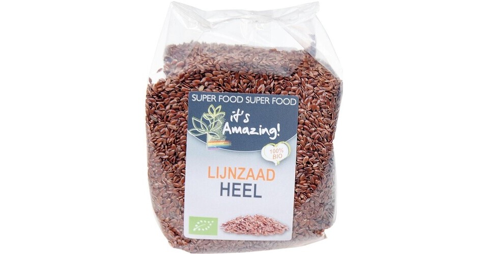 Its Amazing Lijnzaad Heel Bio 400gr