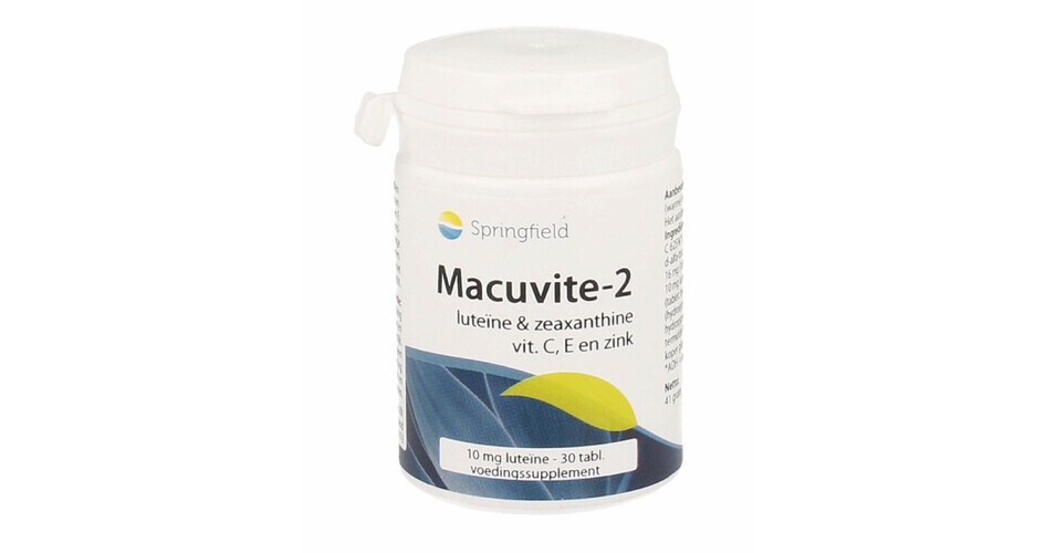 Springfield Macuvite-2 Tabletten bij De Online Drogist.