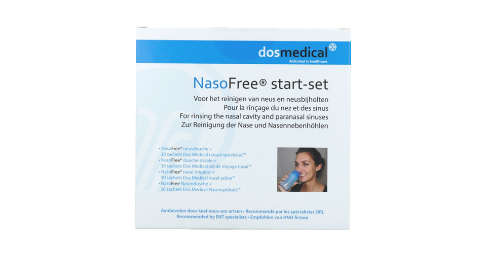 Dos Medical NasoFree Spoelzout Startset (1st) | De Online Drogist