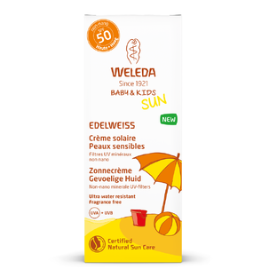 Weleda Sun Edelweiss Sunscreen Zonnecrème Sensitive SPF50 50ML