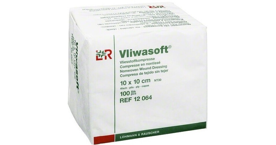 Lohmann & Rauscher Vliwasoft Kompres 10x10cm