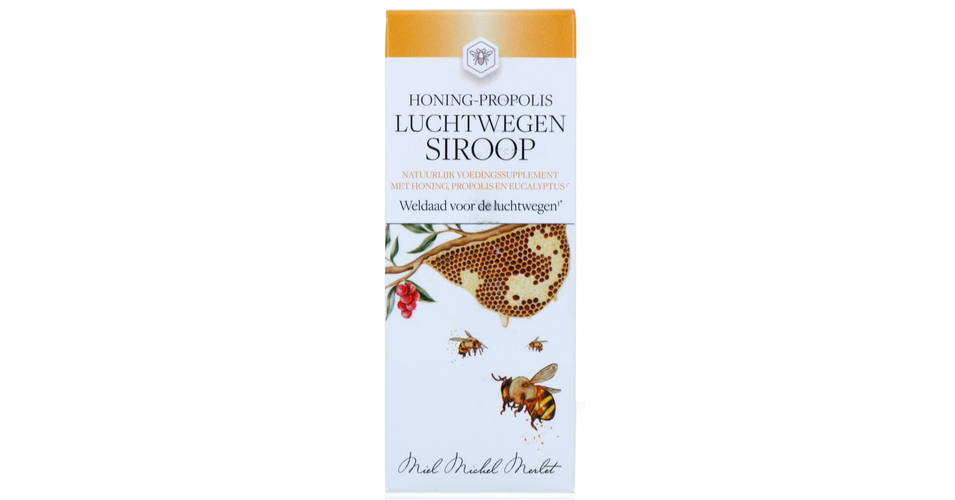 Michel Merlet Luchtwegen Siroop Honing-Propolis 250ML De Online Drogist