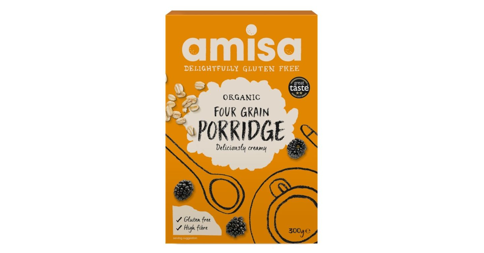 Amisa Vier Granen Pap 300gr kopen bij De Online Drogist.