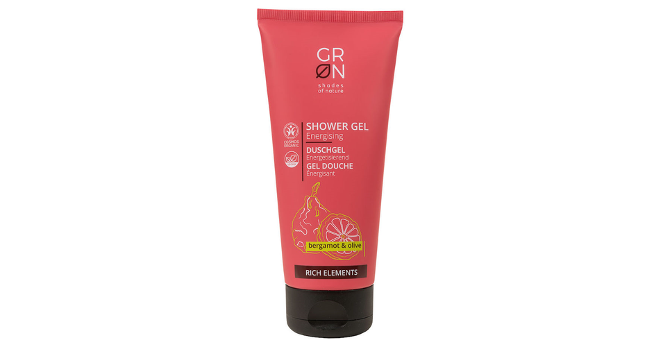 GRN Rich Elements Shower Gel Bergamot & Olive 200ml