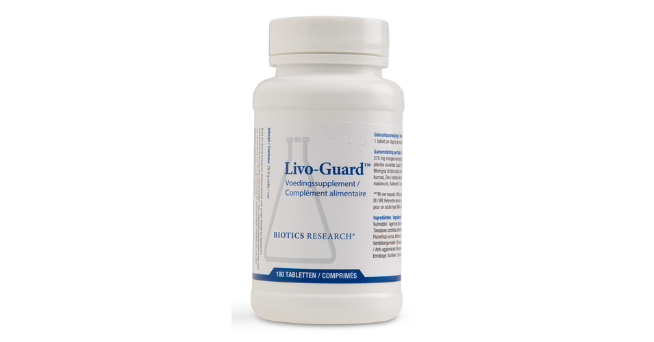 Biotics Livo-Guard Tabletten 180TB bij De Online Drogist