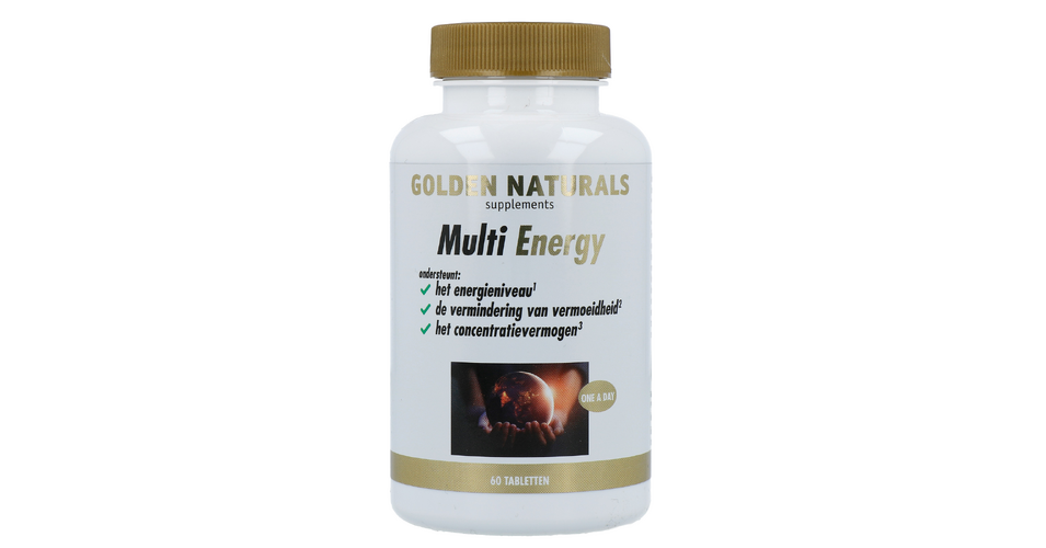 Golden Naturals Multi Energy Tabletten (60st) | De Online Drogist