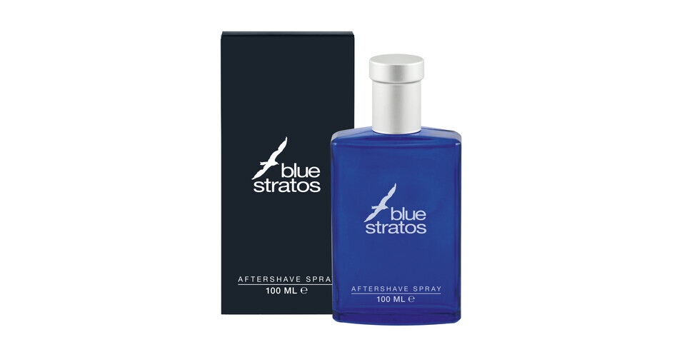 Blue Stratos Aftershave Spray 100ML | Verfrissende geur