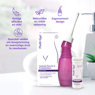 Multi-Gyn Vaginale Douche & Bruistabletten 10TB | De Online Drogist