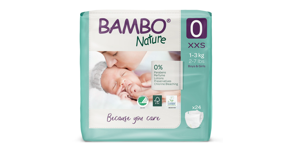 Bambo Nature Luiers Maat 0 XXS | De Online Drogist